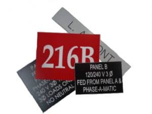 Custom Laser Engraved Plastic Sign - Gem Awards