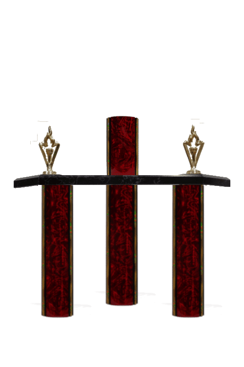 Three Column Trophy - Gem Awards