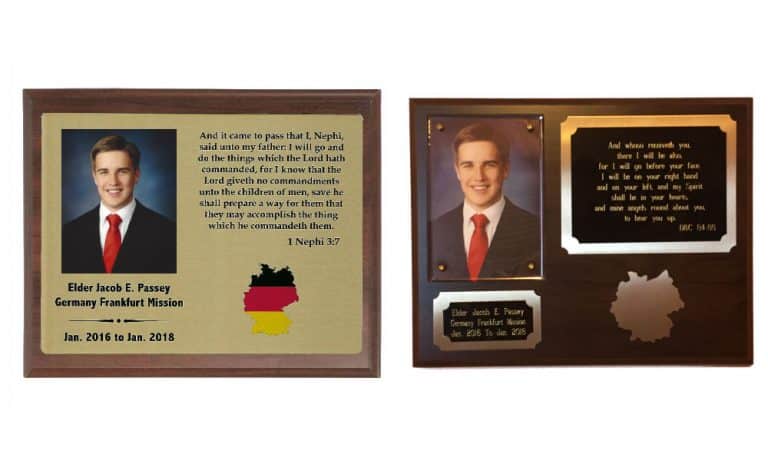 LDS Missionary Plaques | Trusted by Wards Worldwide - Gem Awards
