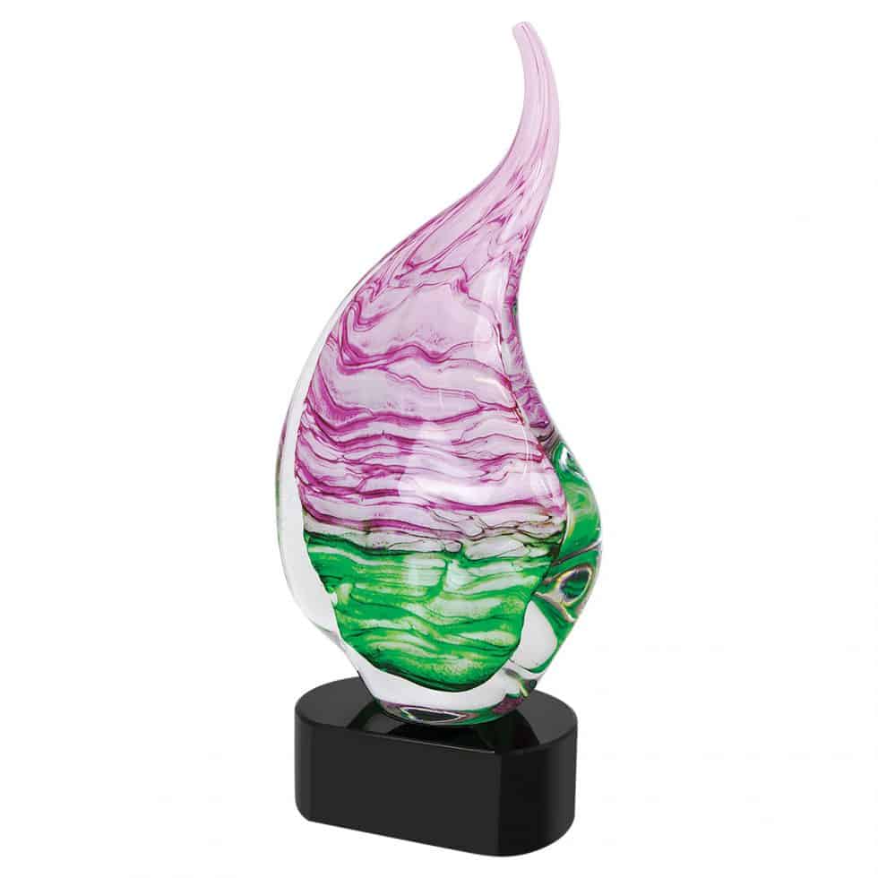 Premium Art Glass Trophies - Gem Awards