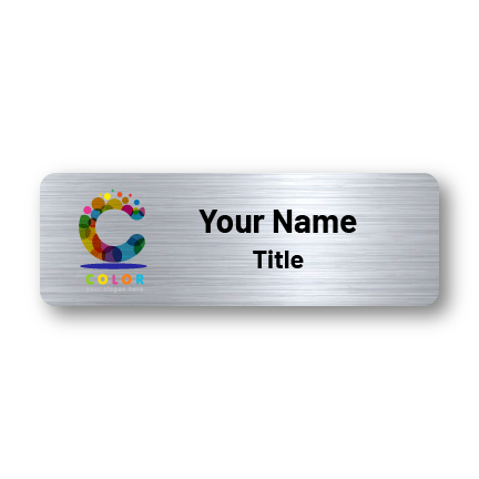 Full Color Business Name Tags - Gem Awards
